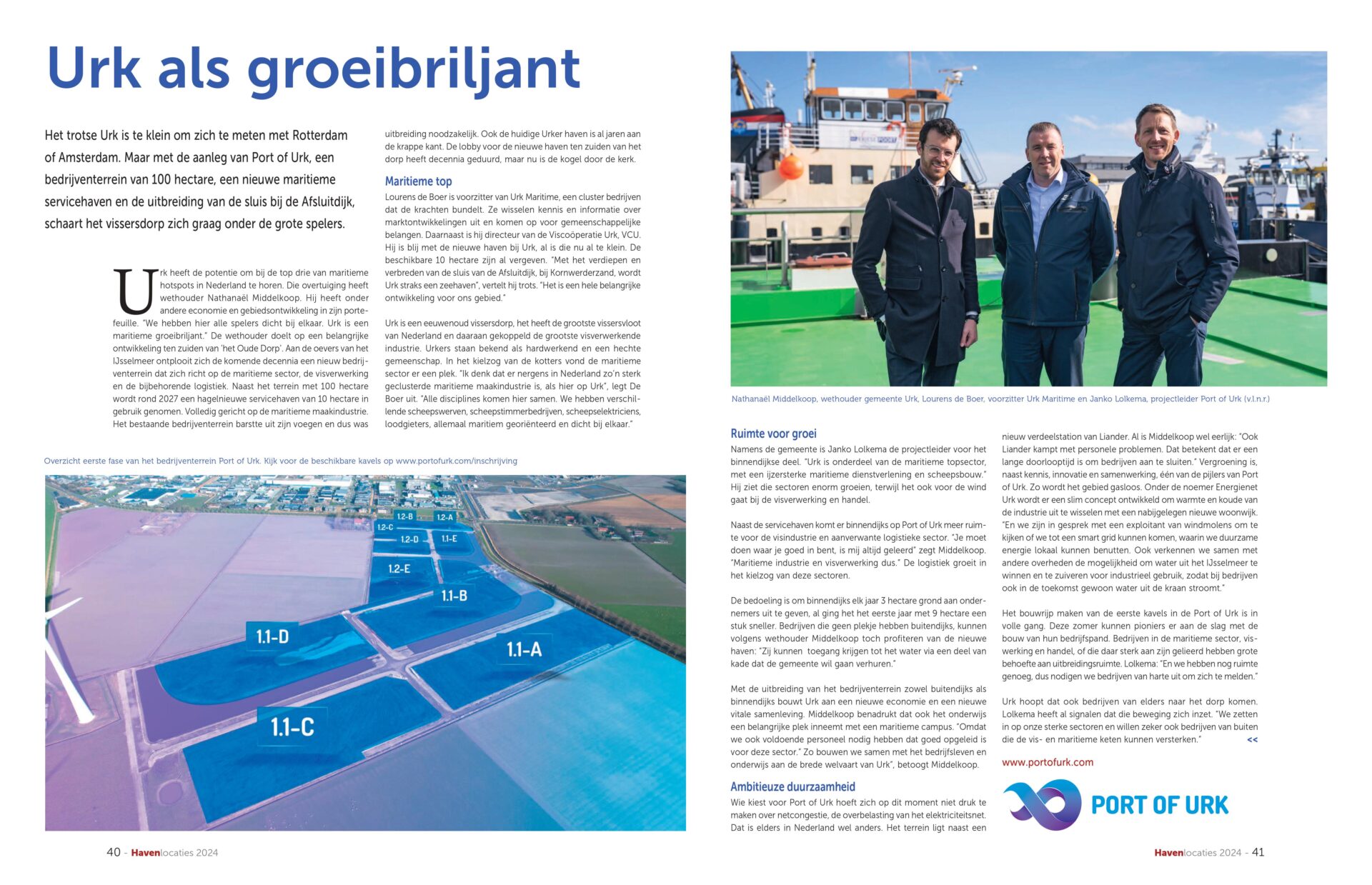 Gemeente Urk en Ploegam BV sluiten overeenkomst voor bouwrijp maken van ...